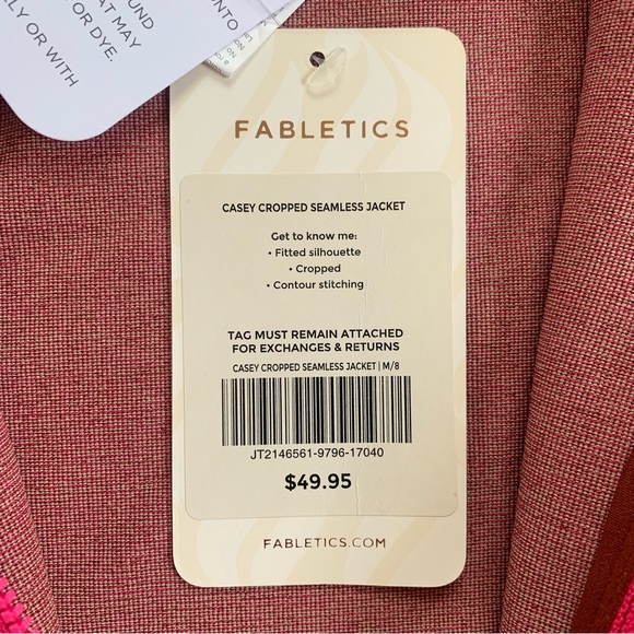 Fabletics | Jackets & Coats | Fabletics Casey Cropped Seamless Jacket ...